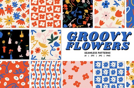 Seamless Vector Patterns | Graphic Patterns ~ Creative Market