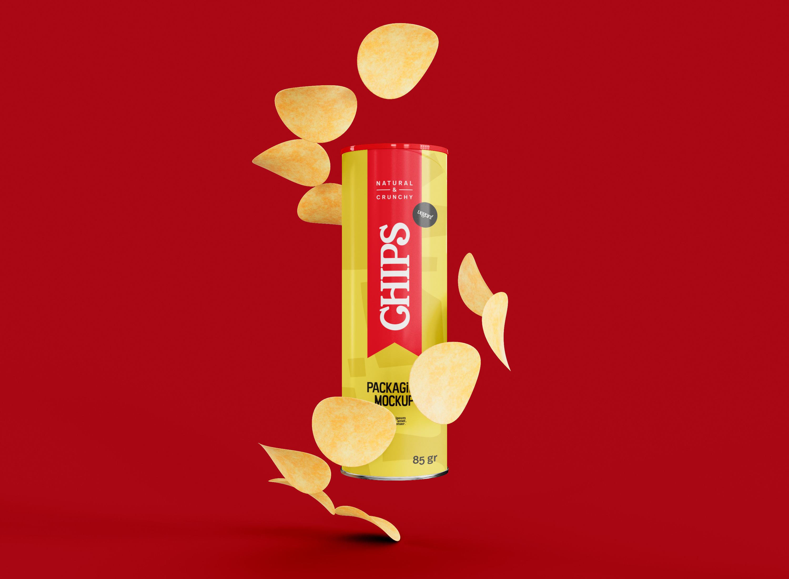 Chips Packaging Mockup, a Packaging Mockup by Mego-studio