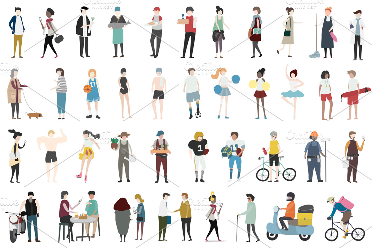 Illustration of human hobbies, a Person Illustration by rawpixel