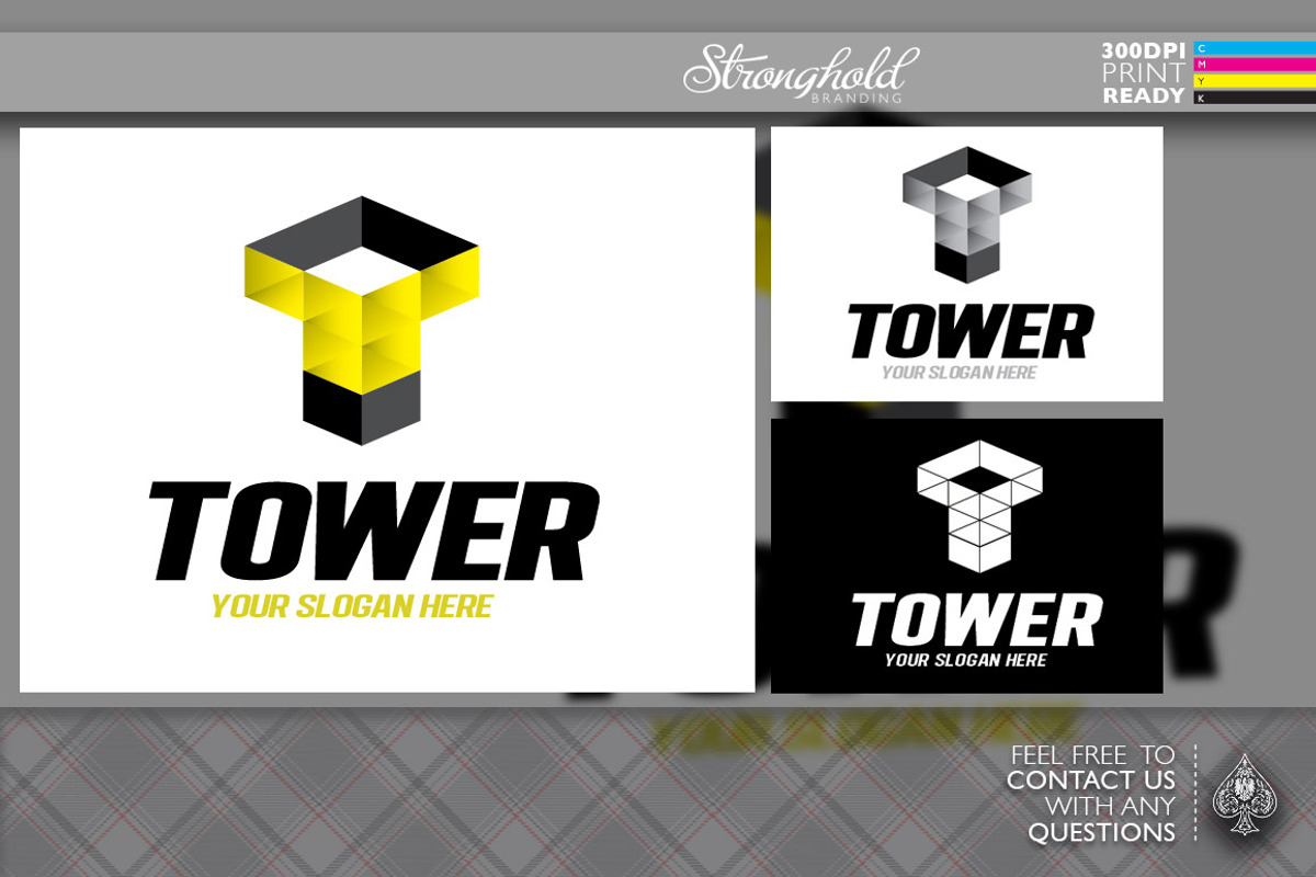 Tower Logo Design Template, a Branding & Logo Template by Strongholdbrand