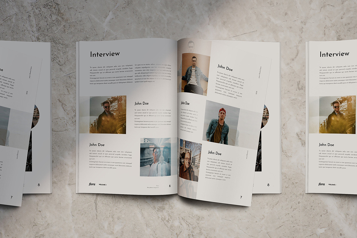 Flora Magazine, a Magazine Template by Visuel Colonie®