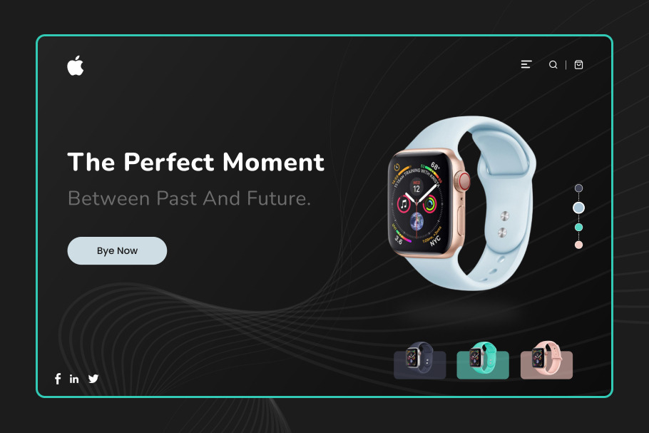 Apple landing Page Design, a Landing Page Template by Neha Guleria