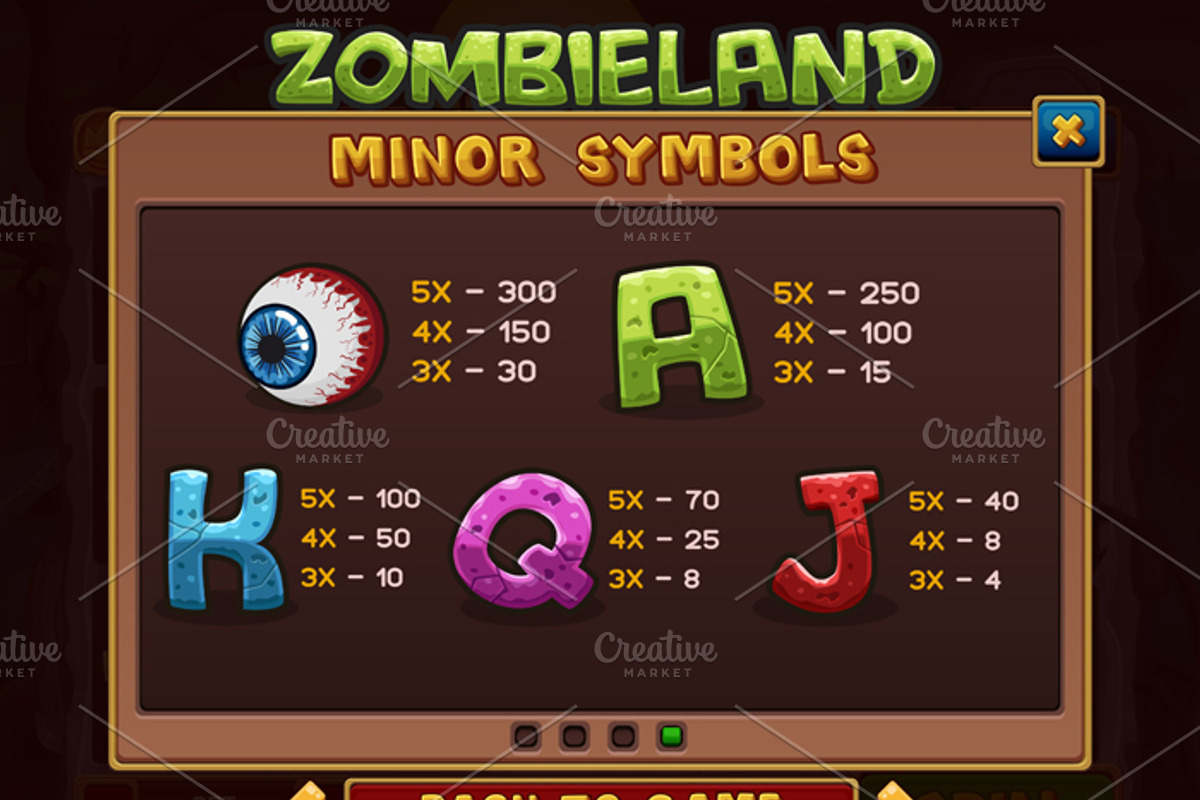 Zombie slots game KIT, an Illustration by Saranai Store