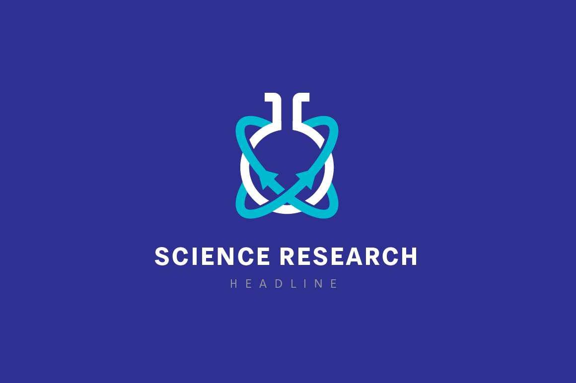 Science research logo., a Branding & Logo Template by Anton Akhmatov