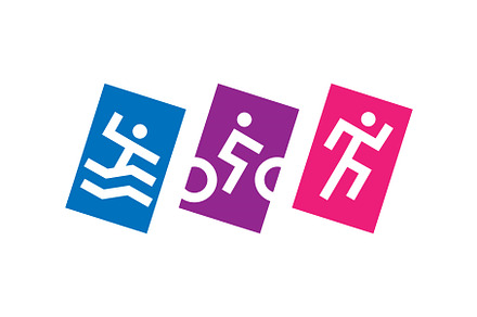 Triathlon logotype. | Healthcare Illustrations ~ Creative Market