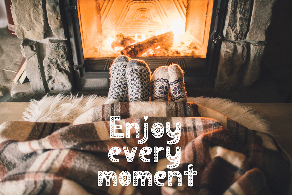 Hygge Scandinavian font, a Font by Alisovna