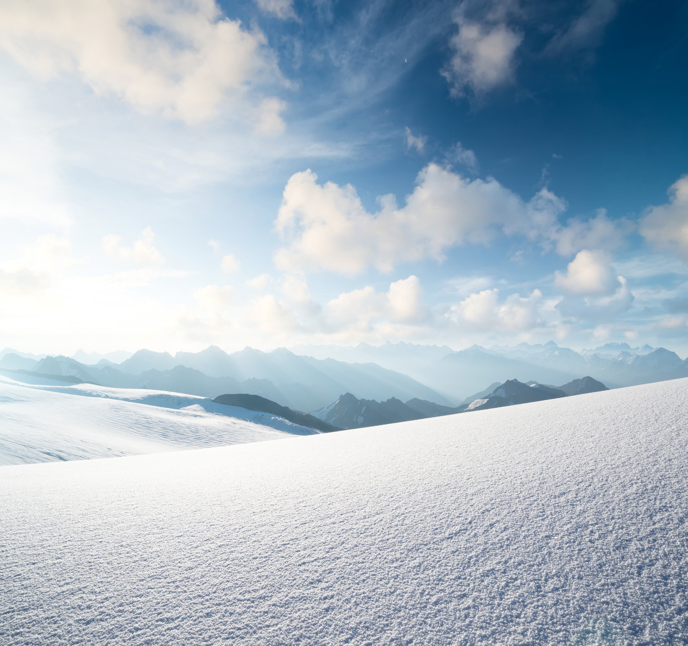 High mountain ridge featuring mountain, peak, and mount, a Nature Photo ...