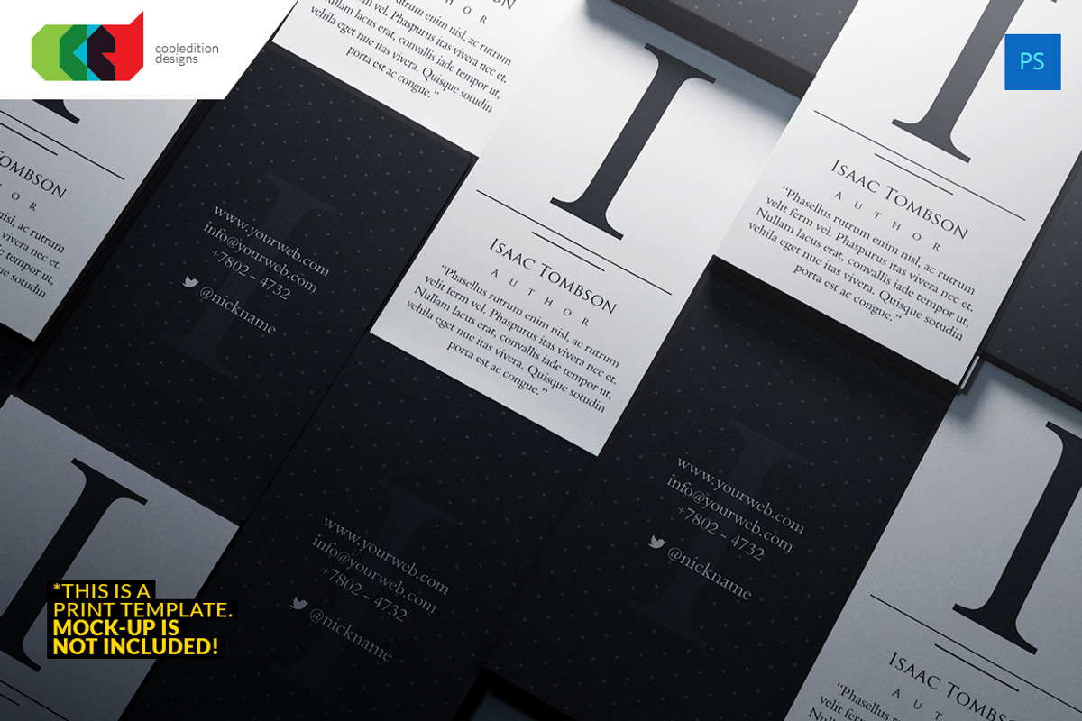 Executive Initial - Business Card 65, a Business Card Template by ...