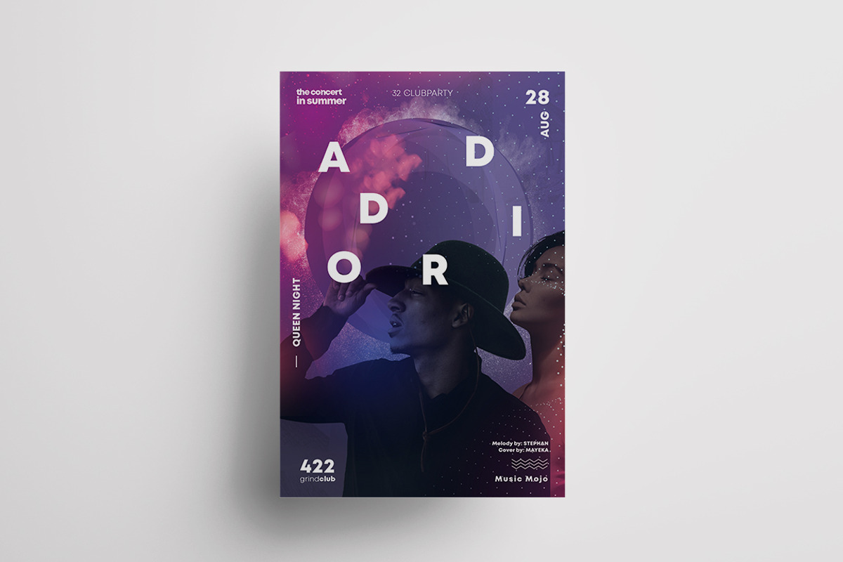 Club Vibe - Artist PSD Flyer, a Flyer Template by PixelsDesign