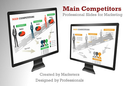 Main Competitors PowerPoint Template, a Presentation Template by Yes ...