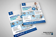 Medical Clinic Services Flyer, a Flyer Template by PSDPixel