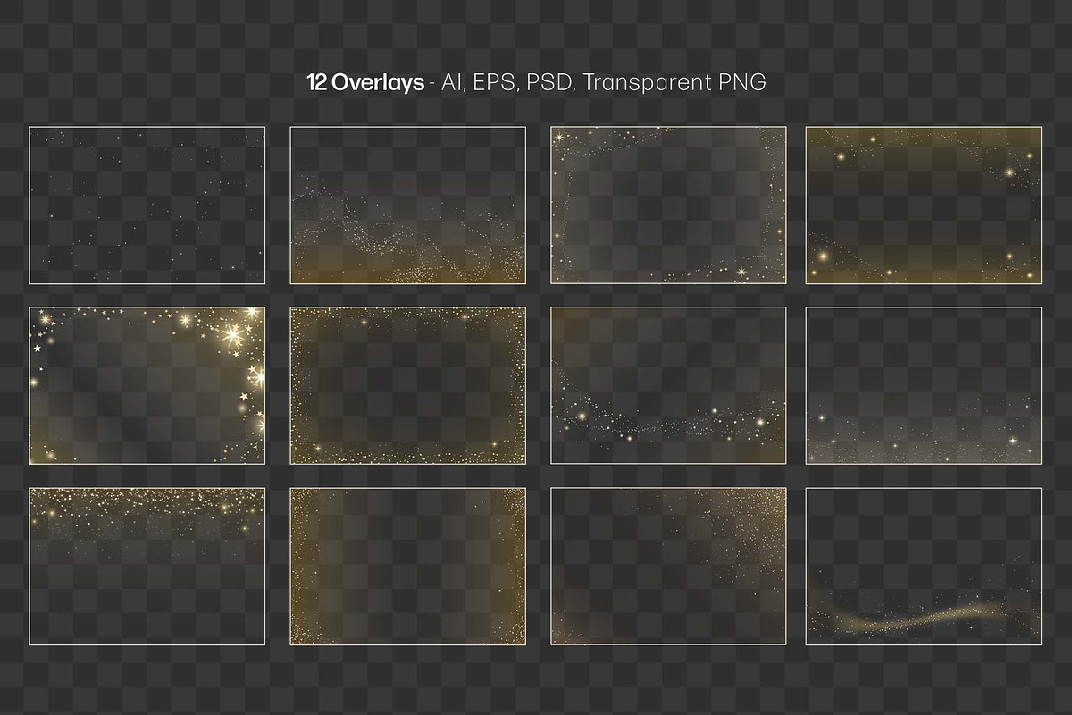 Sparkle Overlays, an Object Graphic by DesignerCandies