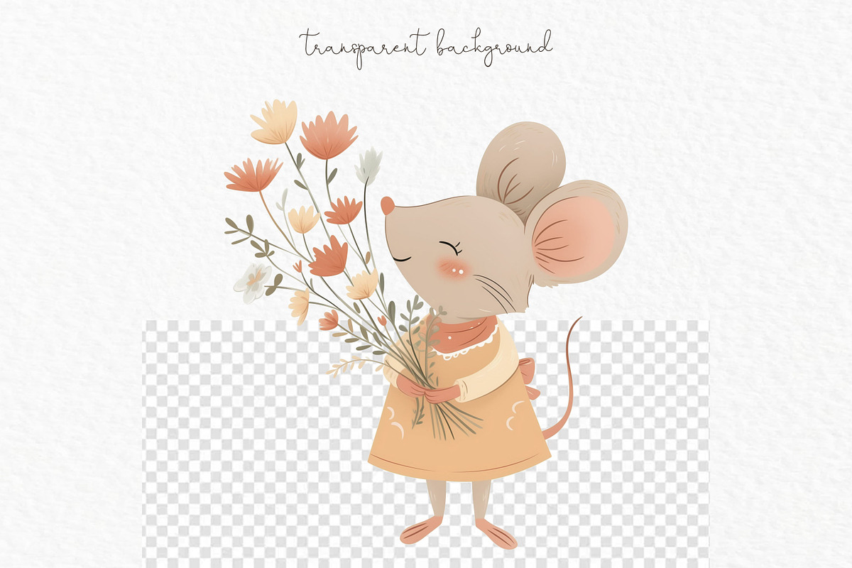 Woodland first birthday watercolor, an Animal Illustration by MyLittleMeow