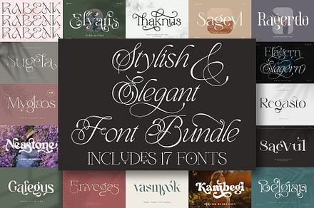 Stannum; 9 Elegant Fonts | Fonts ~ Creative Market