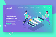Software Developer - Landing Page, an App Template by Creative Corner