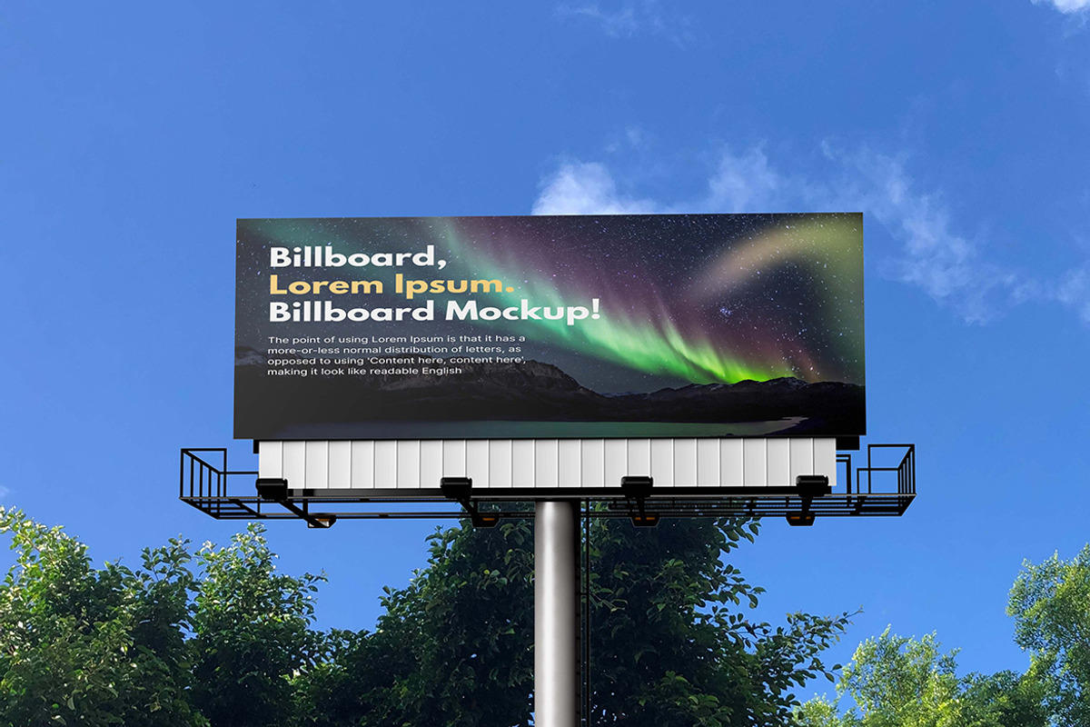 Billboard Mockup, an Advertising Mockup by seramoe