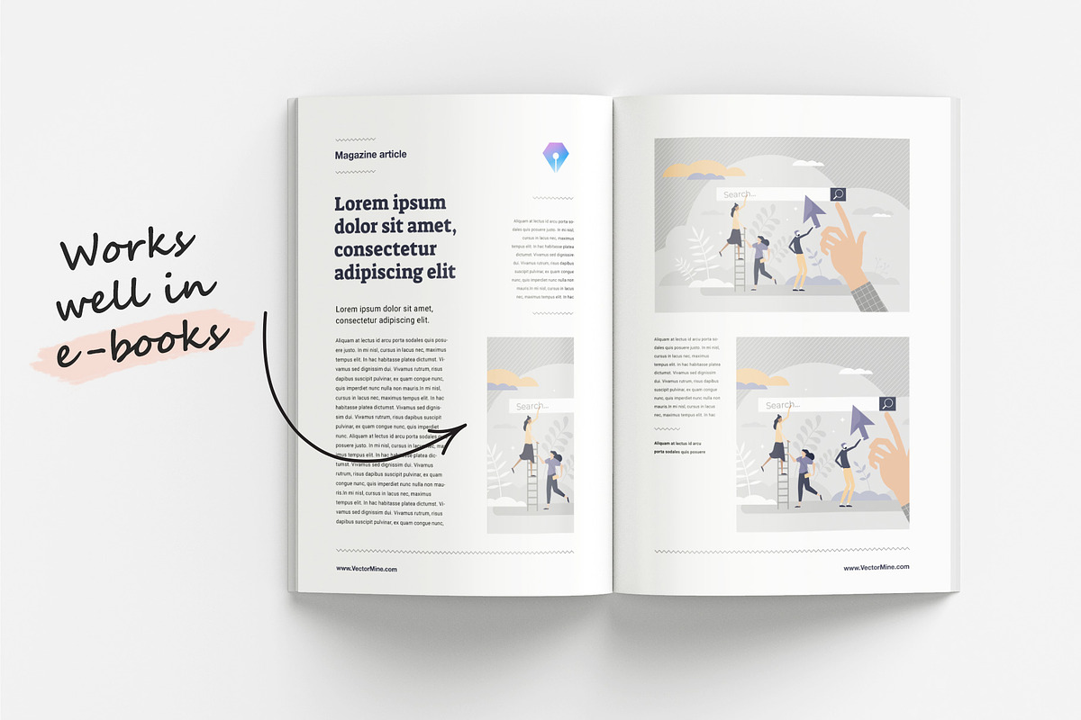 18 Web Technology Concepts, a Person Illustration by VectorMine