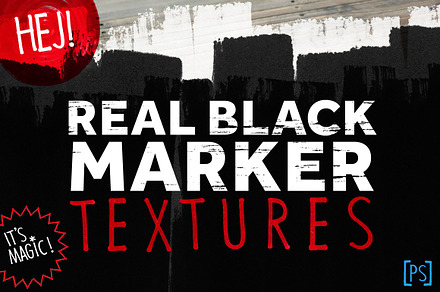 REAL RED MARKER TEXTURES, a Texture Graphic by HEJBRUSH.COM
