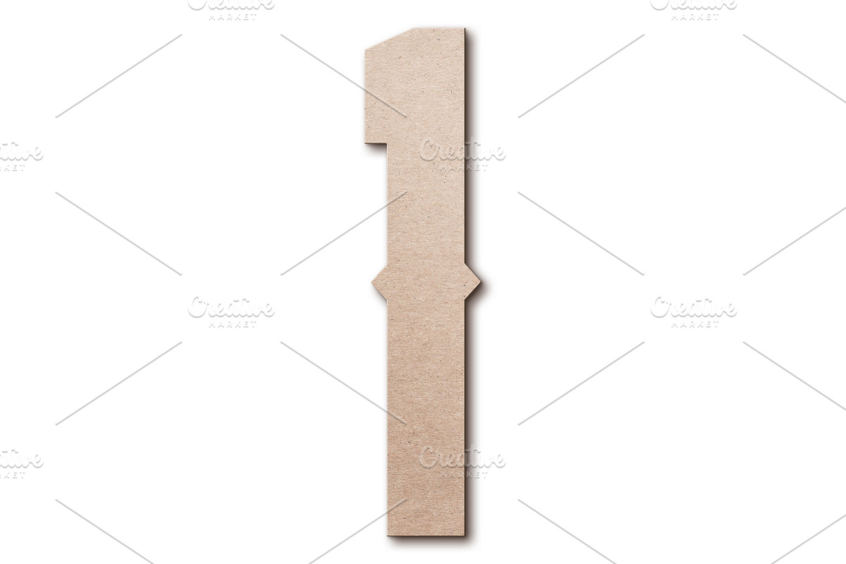 Cardboard Style Alphabet Typography, a Layer Style Add-On by shahsoft ...