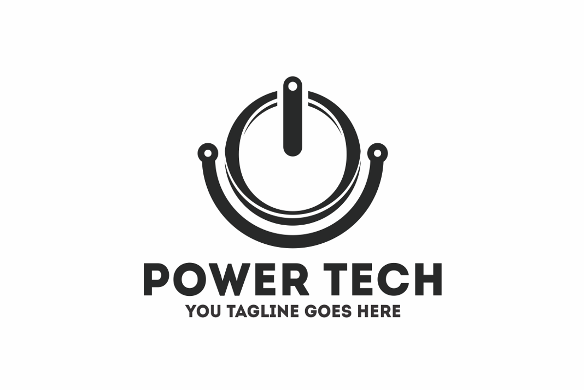 Power Tech Logo, a Branding & Logo Template by Brandlogo | Creative Market