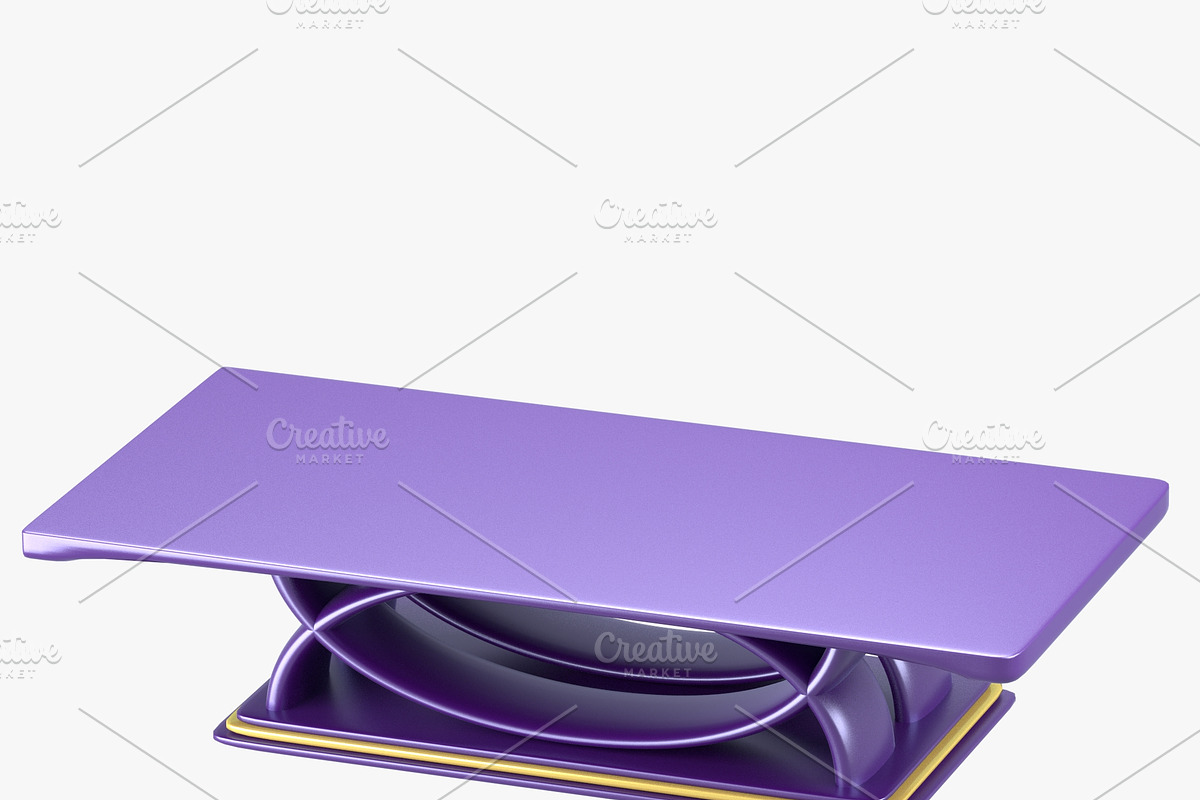 Modern table with stepped stand, a Furniture 3D Model by CGTales ...