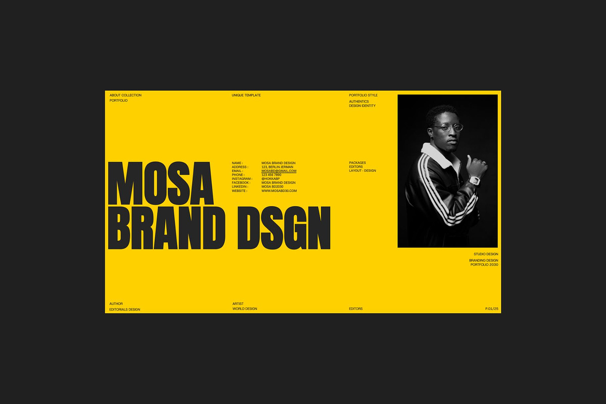 MOSA - Brand Design Keynote, a Presentation Template by Creatorism