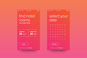 Daily UX UI Kit for App Design, a Background Graphic by Orange Graphics