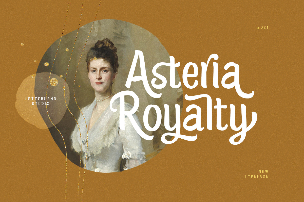 Asteria Royalty - Handwriting Font, a Handwritten Font by Letterhend Studio