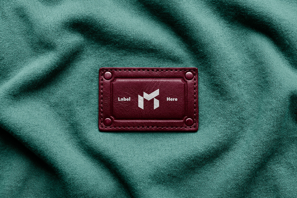 Leather Label Mockup, a Product Mockup by Design Squad