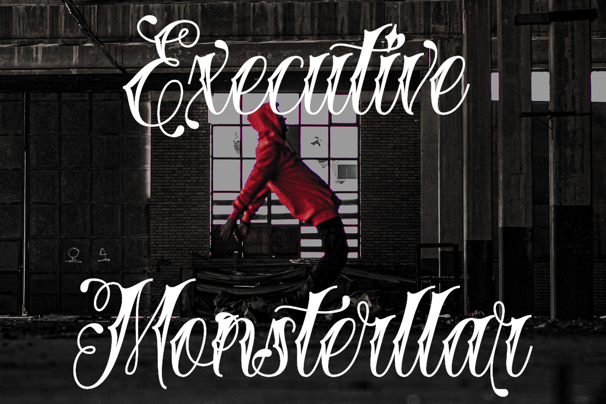 Blessed | Traditional Tattoo Font, a Script Font by Muntab_Art ...