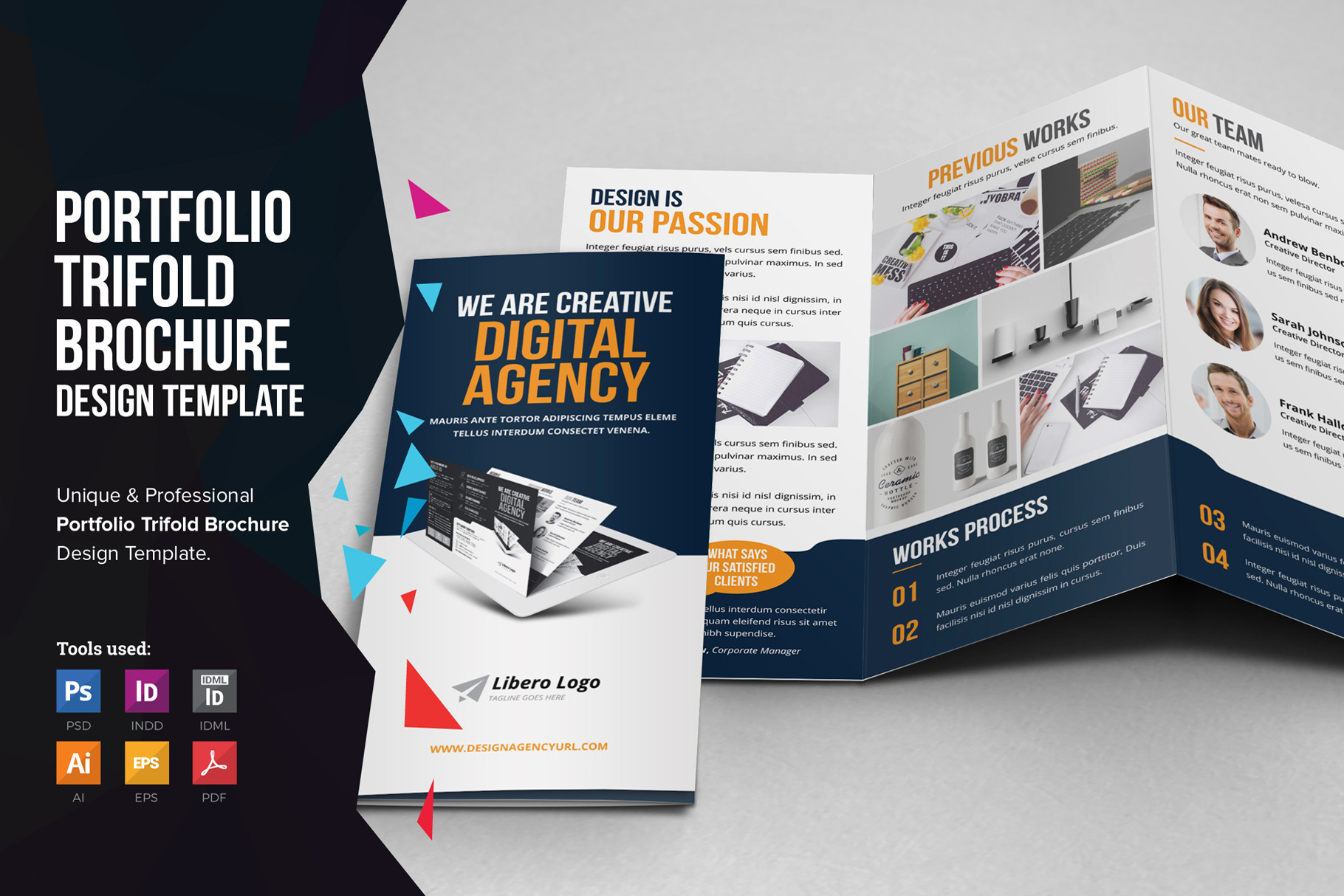 Portfolio Trifold Brochure Design
