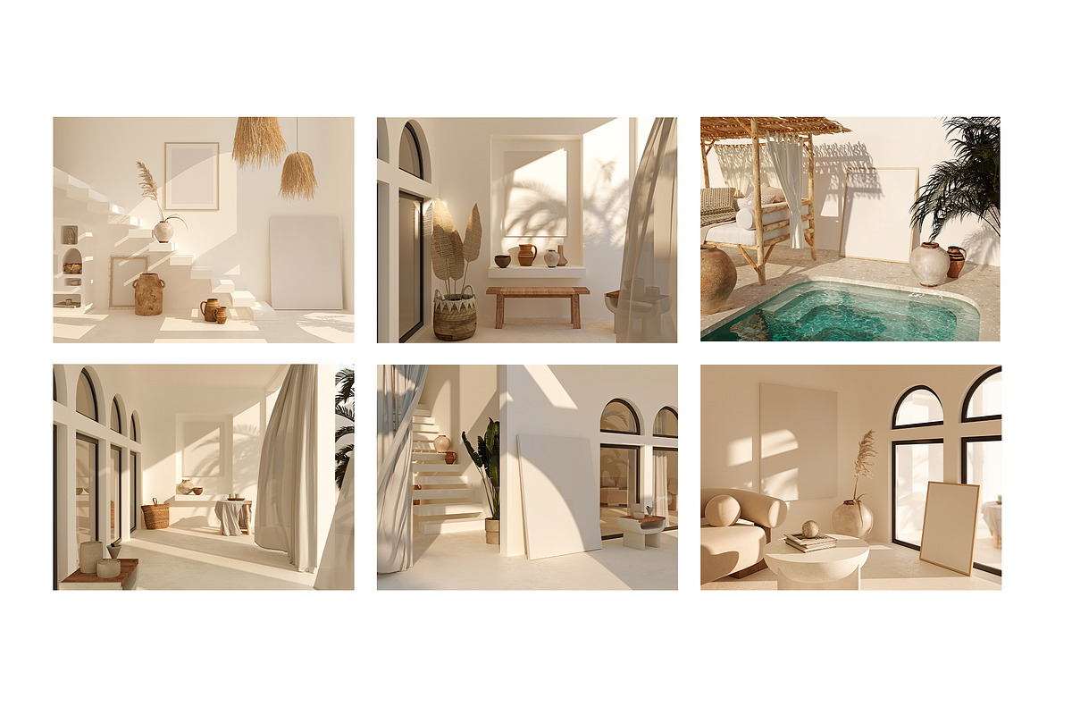 BALI Tropical Frames Mockups