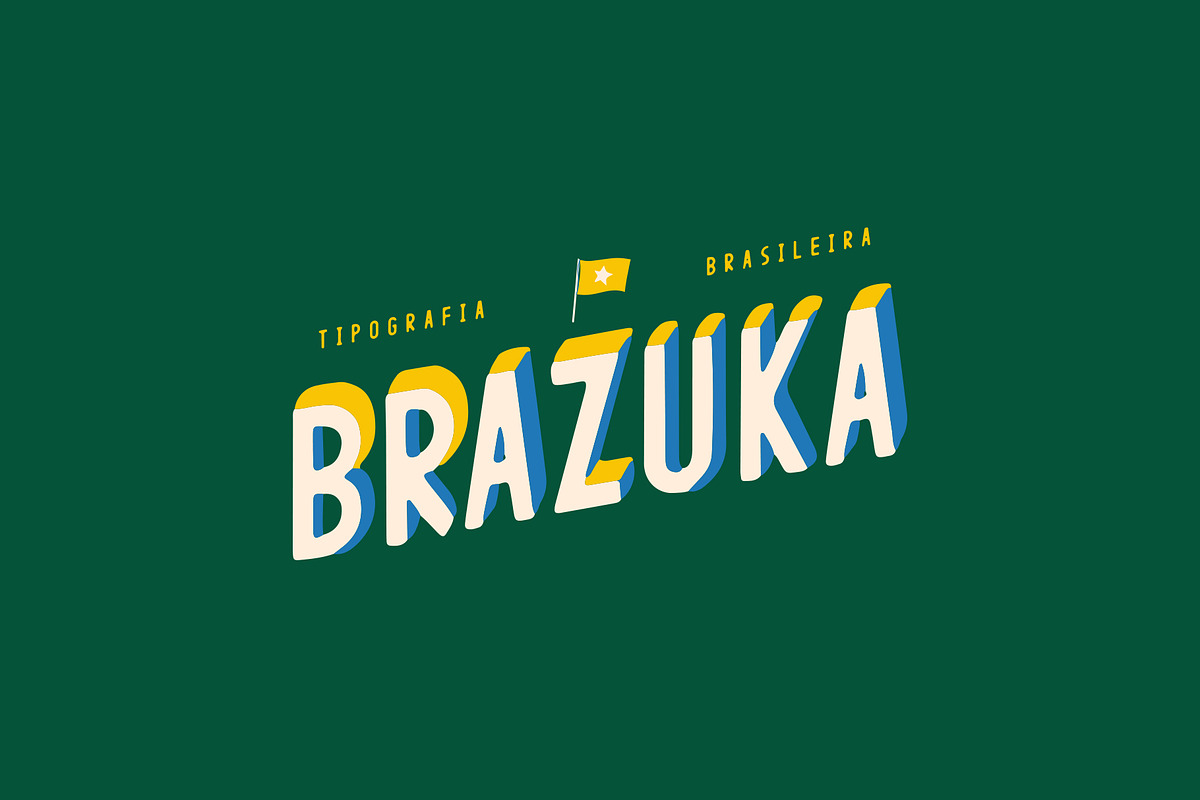 Brazuka Font + Bonus .ai, a Font by karbage