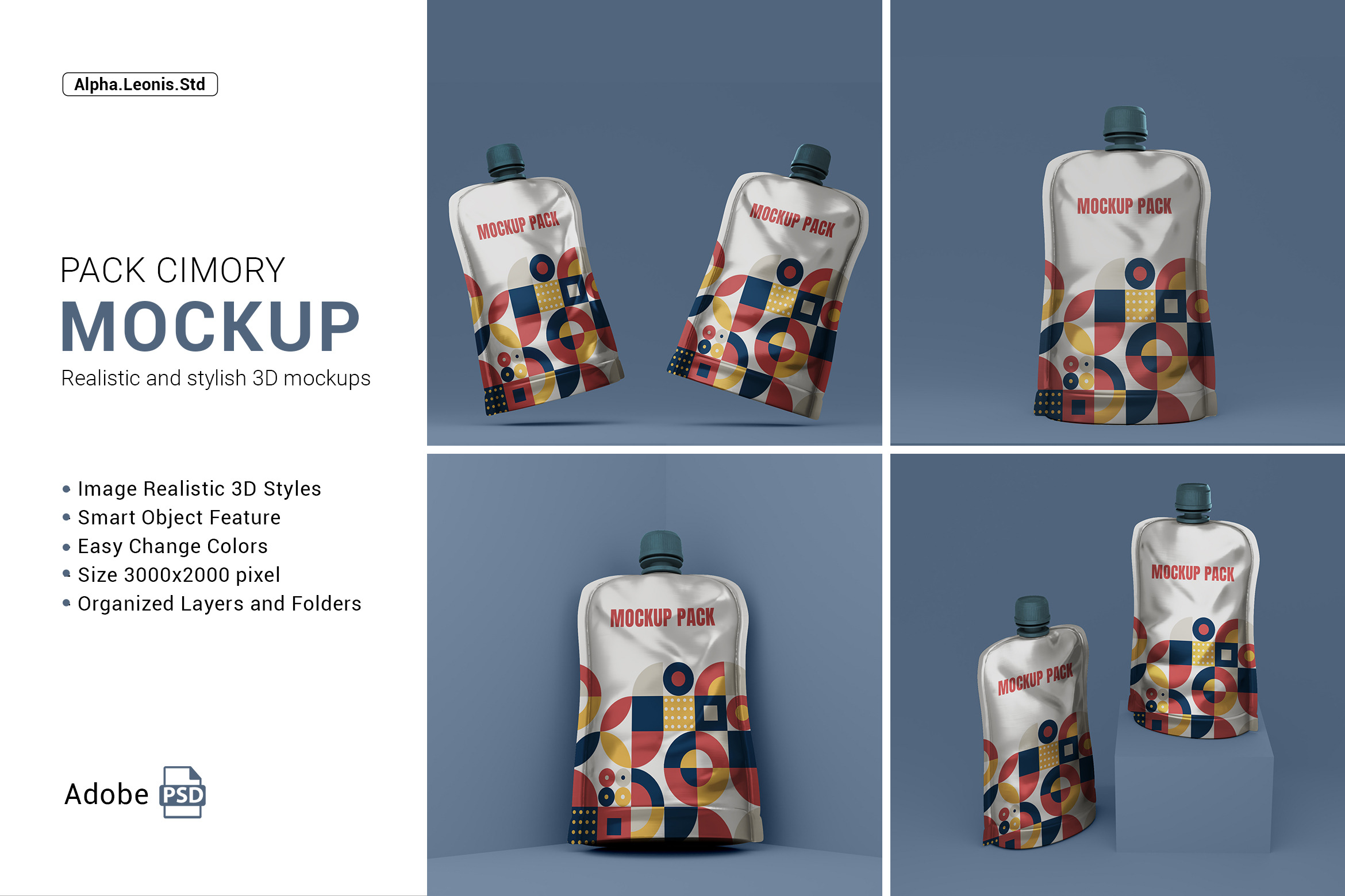 Mockup Food Cimory Packaging, a Packaging Mockup by Alphaleonis_std