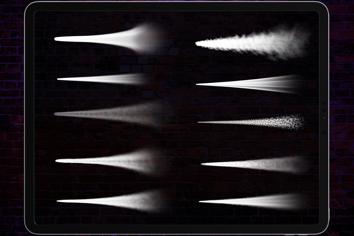 Spray brush procreate, a Brush Add-On by dansdesign