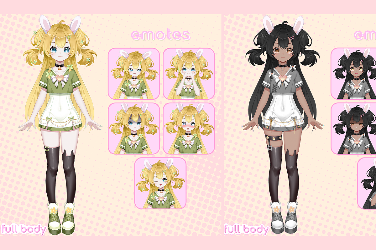 Girl Vtuber Model | Live2D