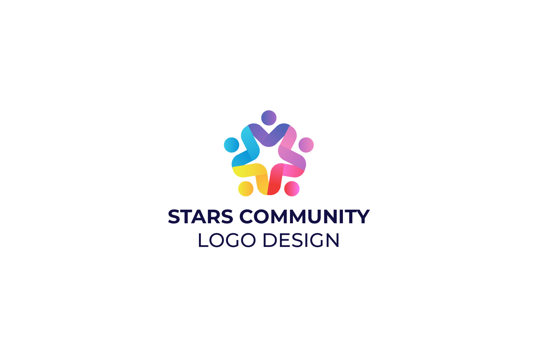 Stars Community Logo Design, a Branding & Logo Template by GranzCreative