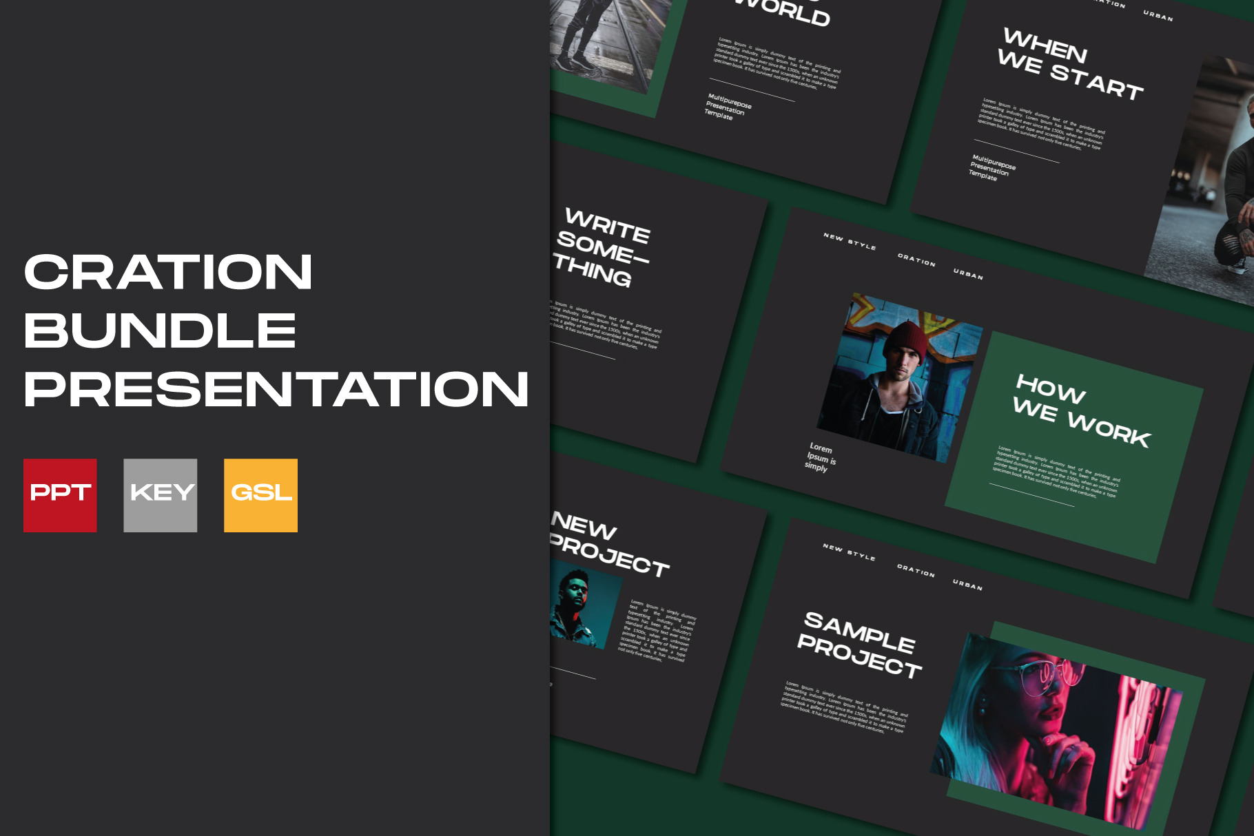 Creation Bundle Presentation, a Presentation Template by Yo Slide