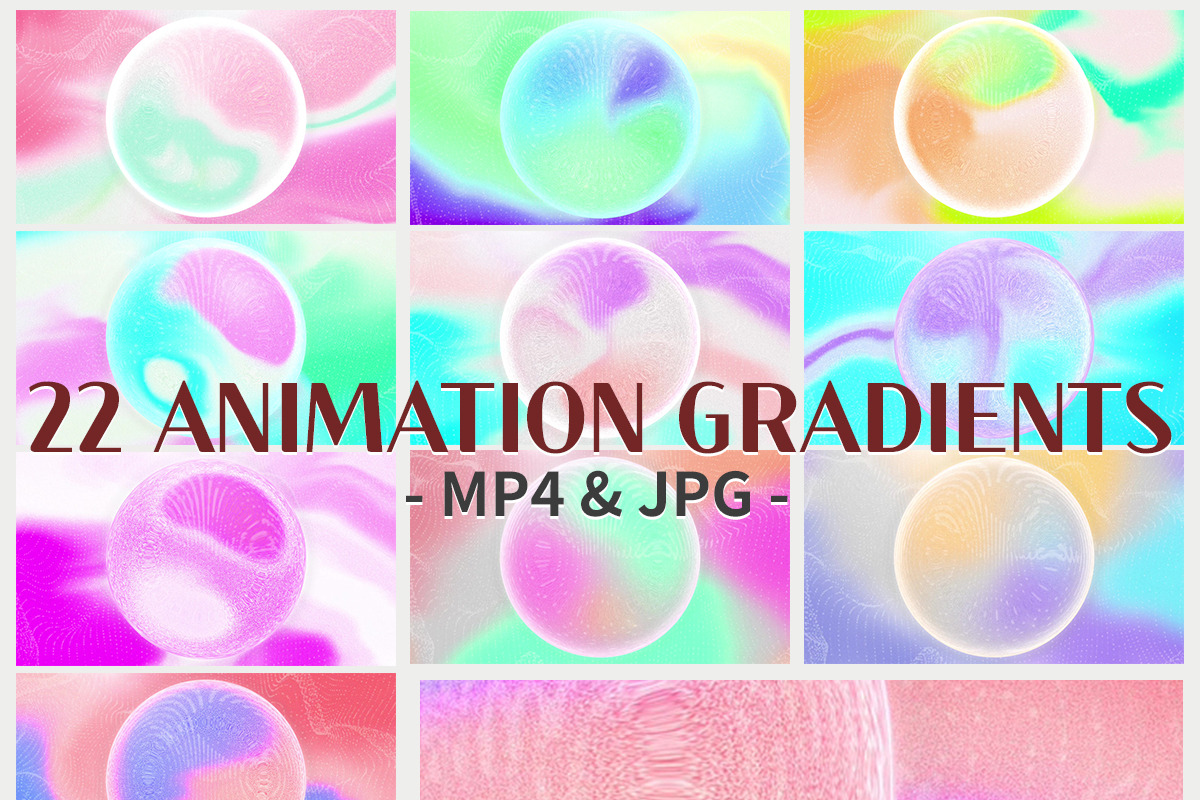 Animated Gradients – Gradient Sphere, a Texture Graphic by MelloHoyang ...