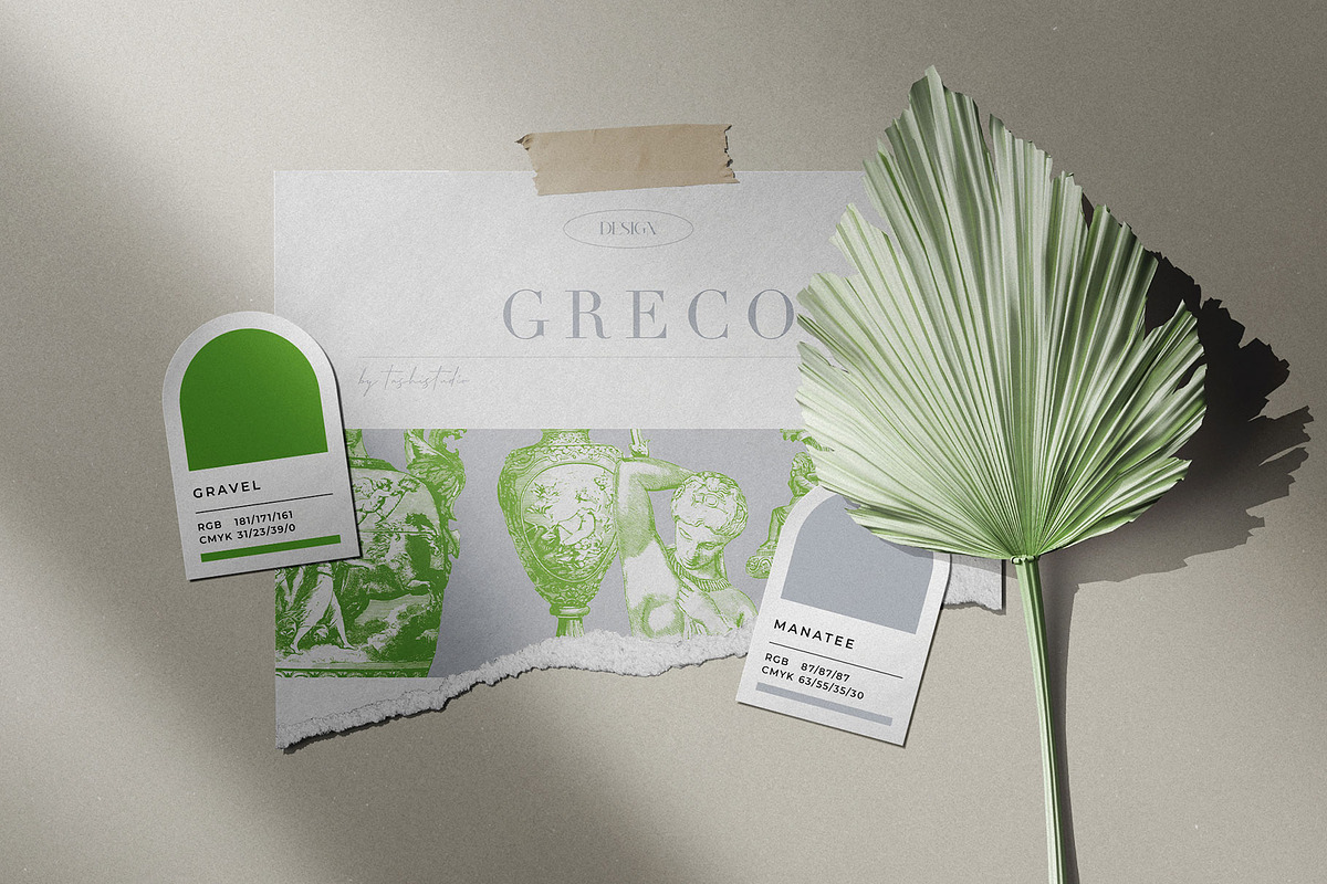 Greco luxury Wallpaper Prints, a Wallpaper Graphic by Pink Linen ...