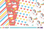 Unicorn Digital Paper Pack