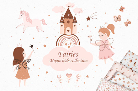 Baby magic sky collection | Decorative Illustrations ~ Creative Market