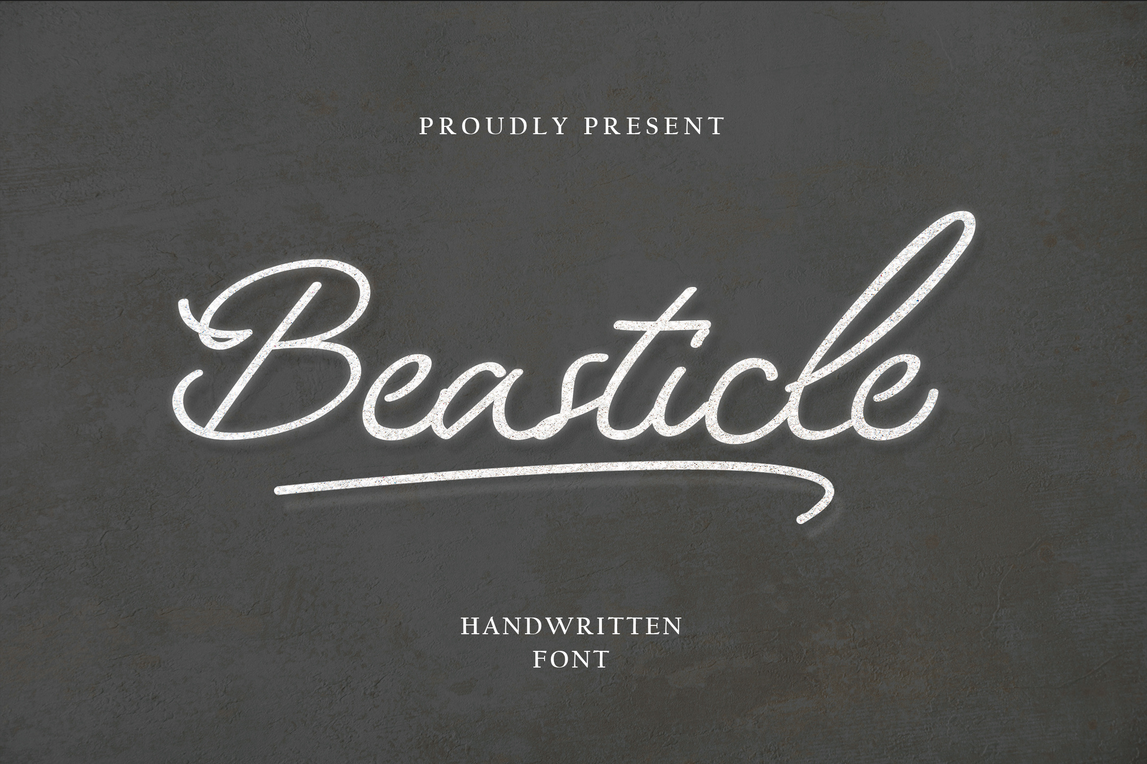 Beasticle Handwritten Font, a Script Font by UICreative