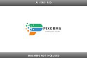 Pixel Performance Letter P Logo, a Branding & Logo Template by Design ...