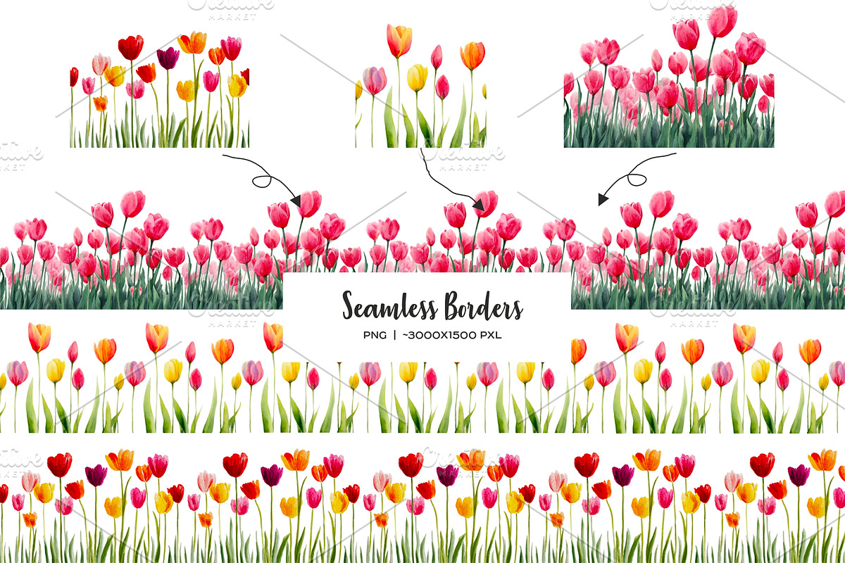 Watercolor Holland symbols & items clipart