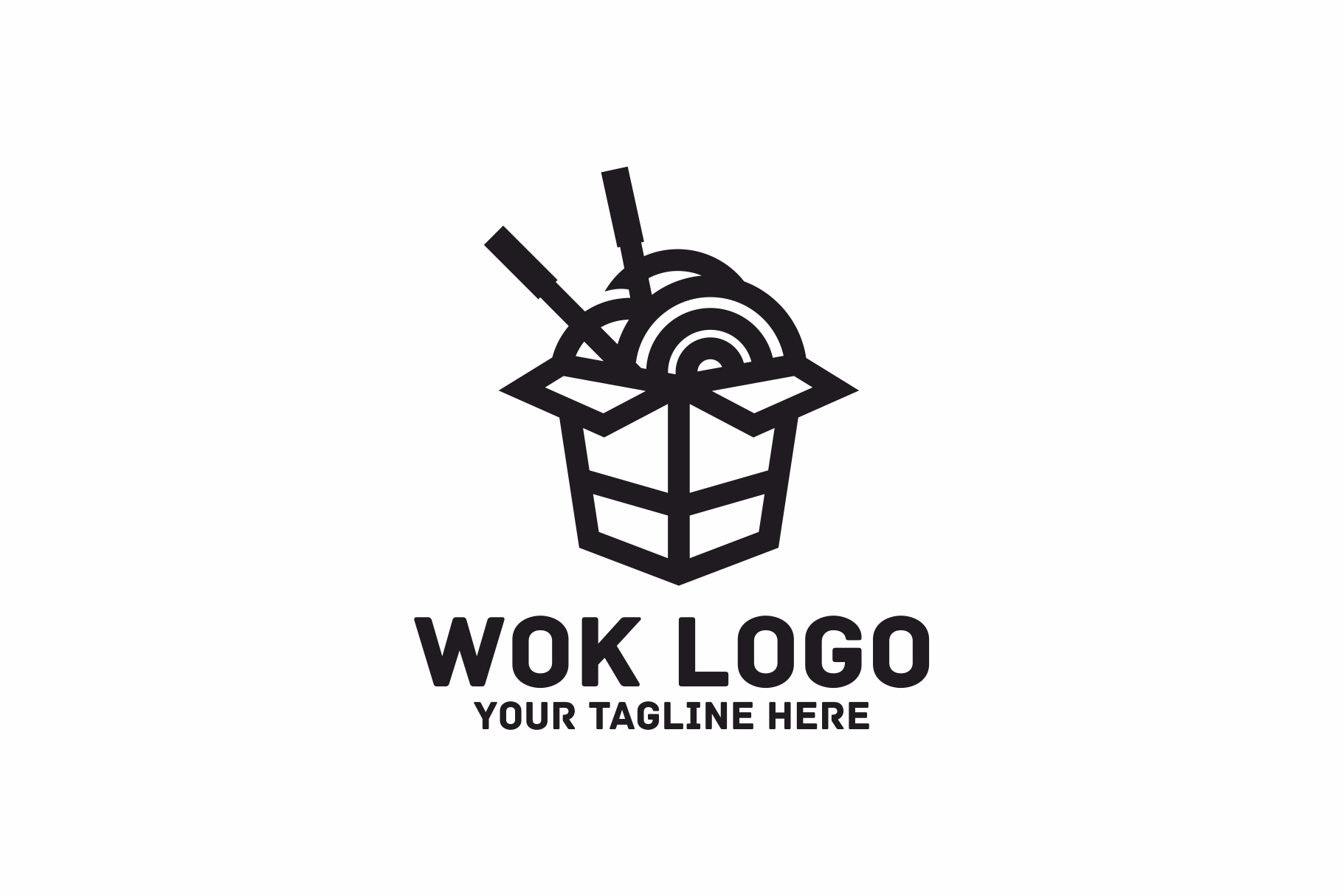 Wok Logo, a Branding & Logo Template by Brandlogo