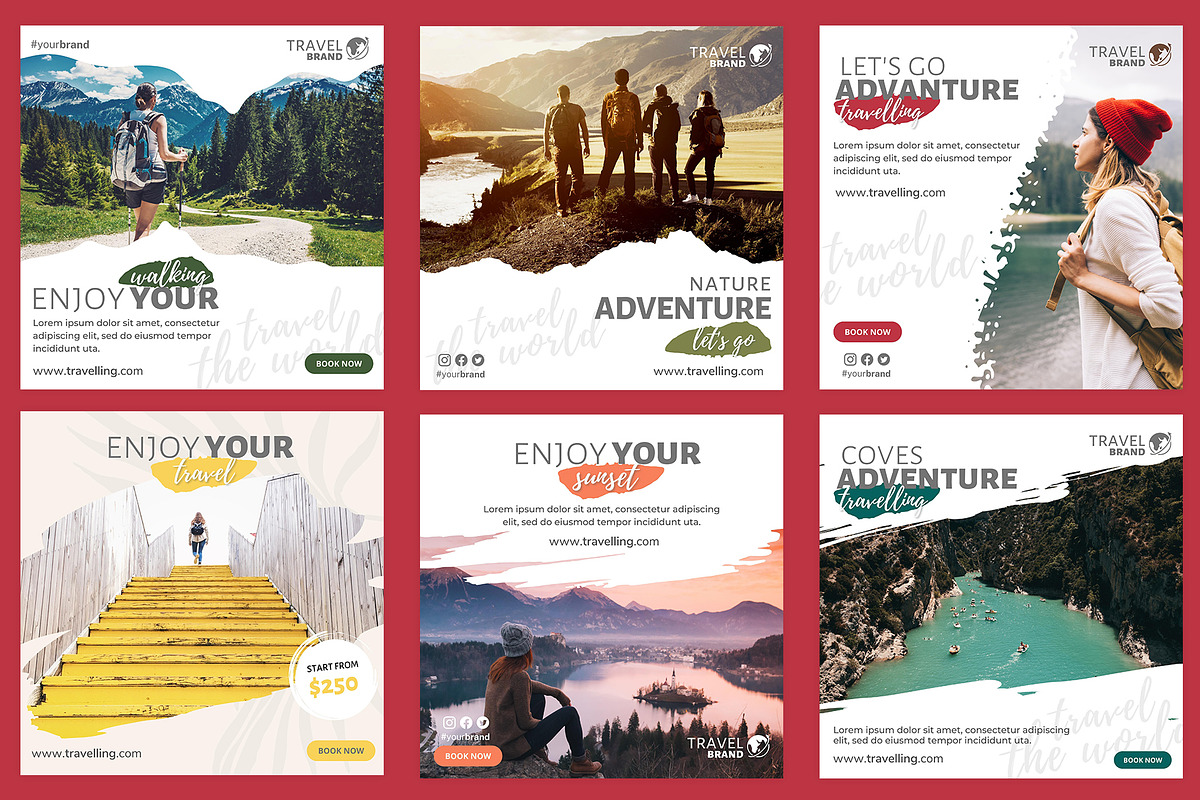 Canva instagram Travel Template, a Social Media Template by illycreative