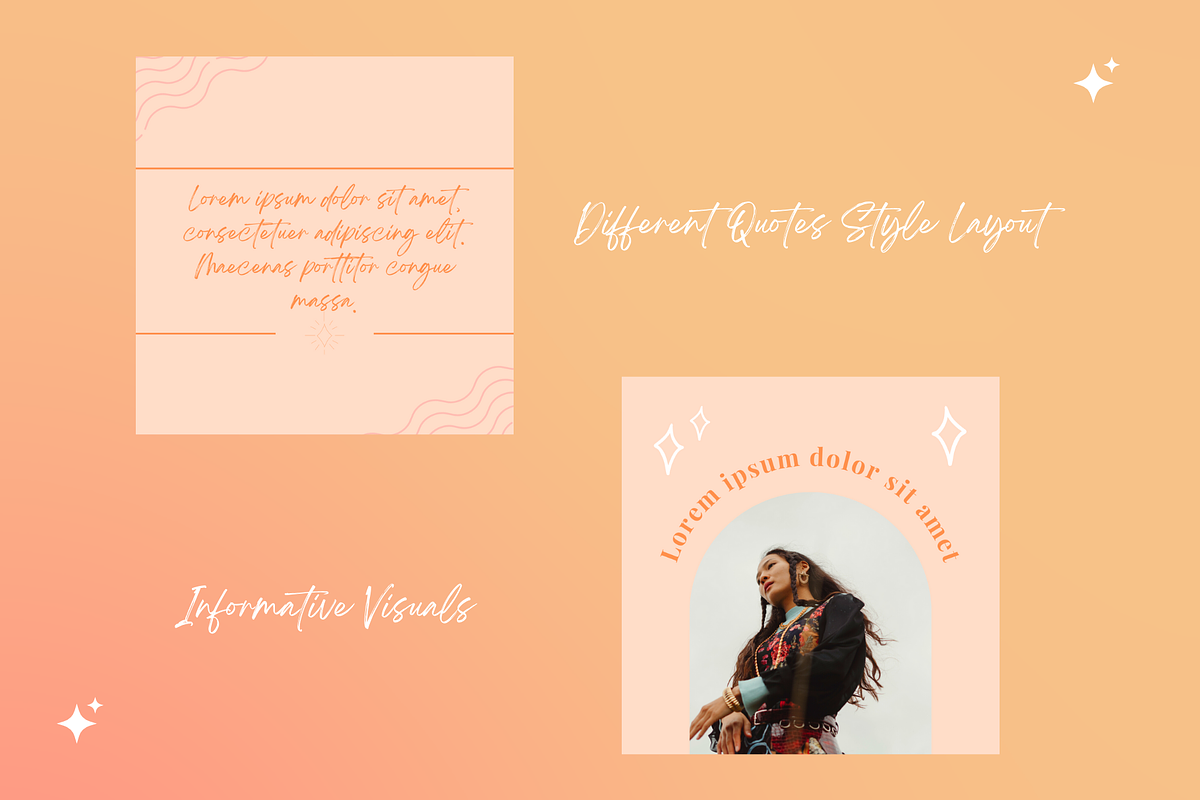 Perfect Blush Canva Templates, a Social Media Template by Visual Alley