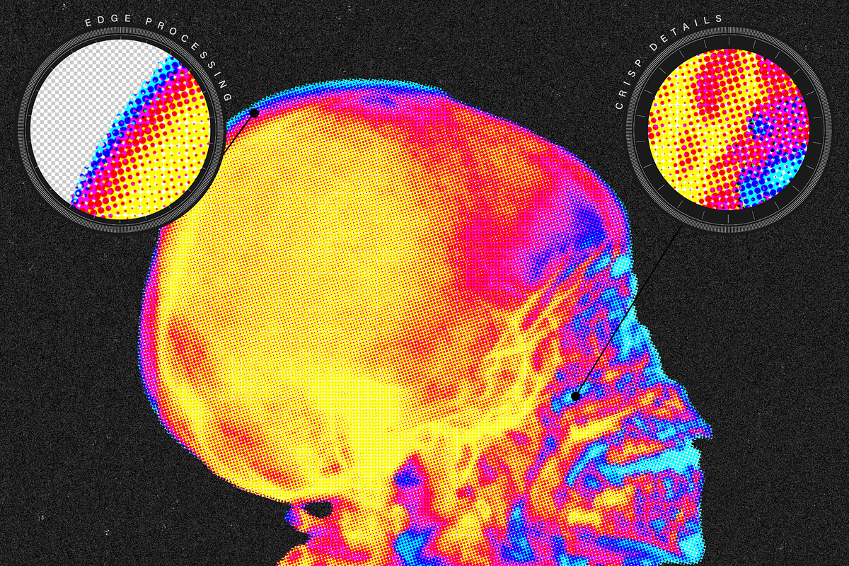 Spectrum Halftone Effect Action, an Action Add-On by bangingjoints