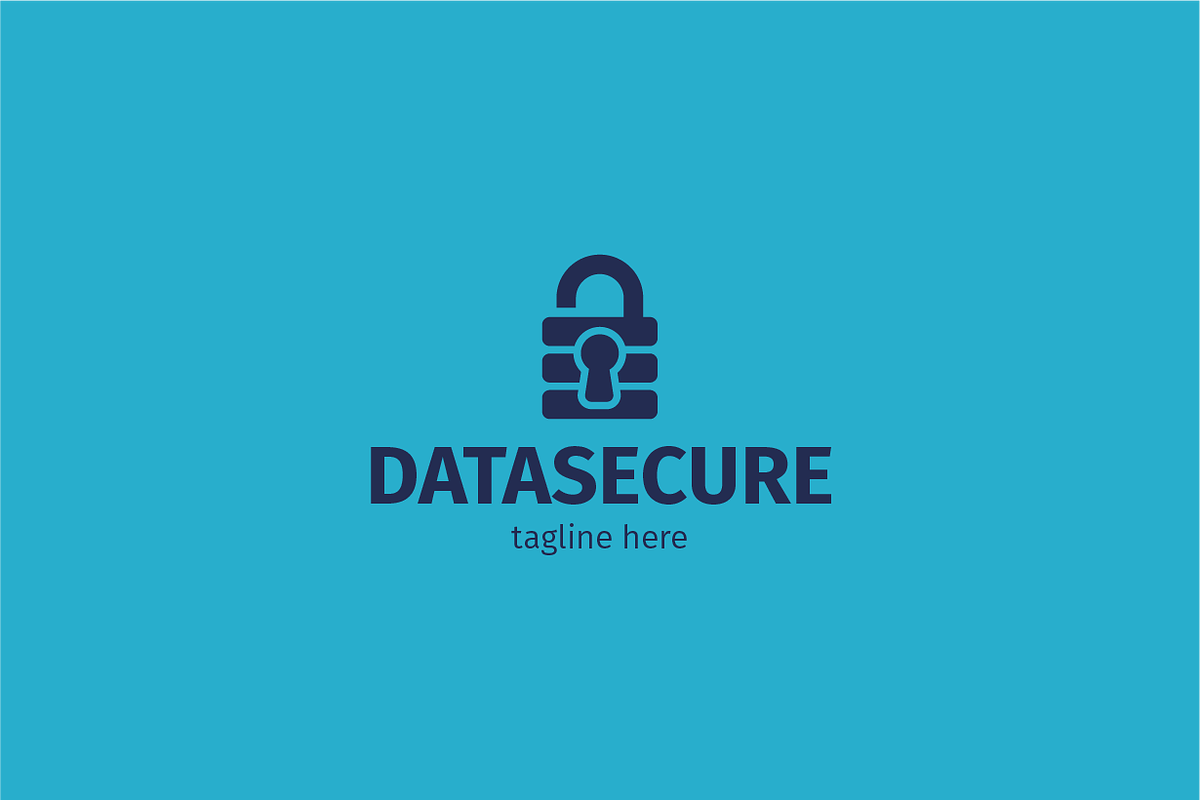 Data Secure Logo, a Branding & Logo Template by RocketArt | Creative Market
